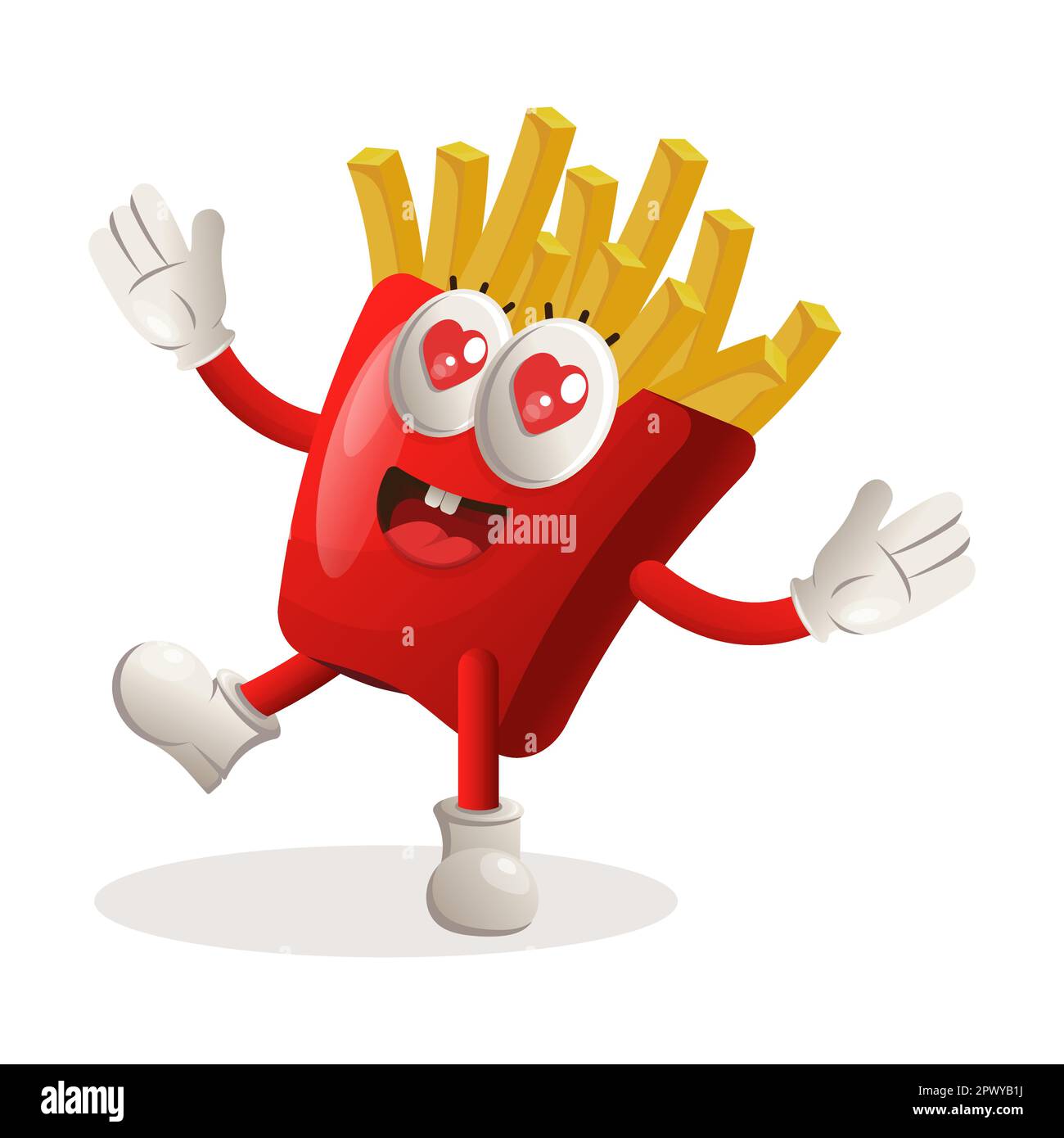 Une frite en dessin animé Banque d'images vectorielles - Page 2 - Alamy