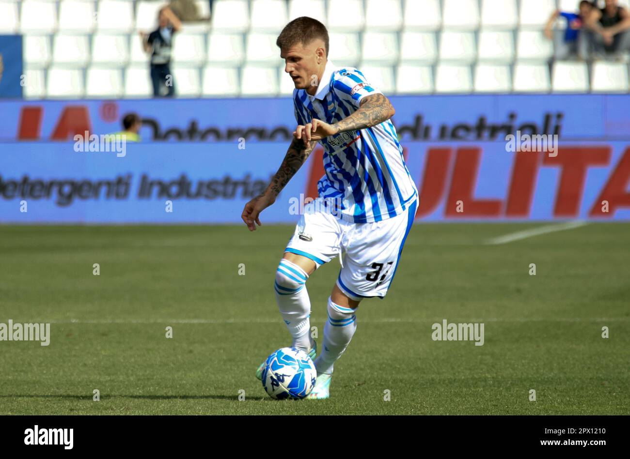 Fabio Maistro (SPAL) pendant le championnat italien de football série ...