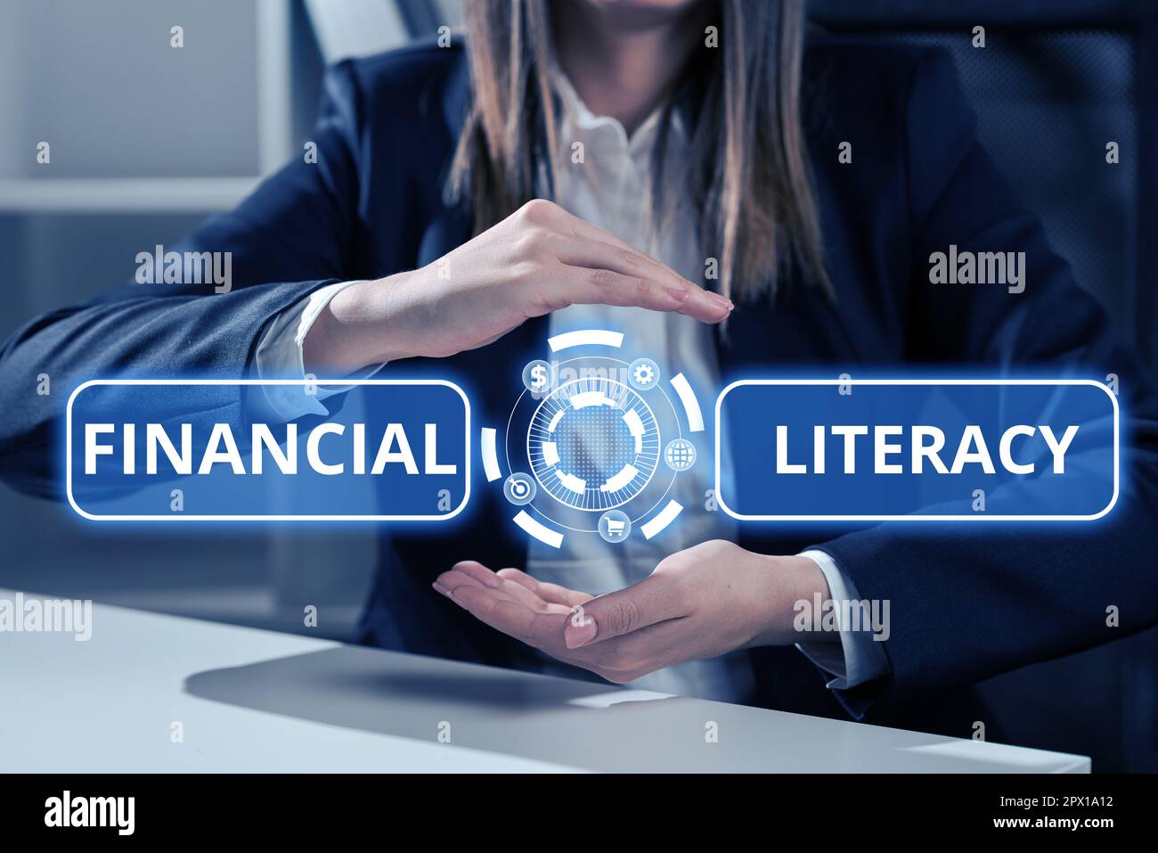 Légende du texte présentant la littératie financière, le concept d ...