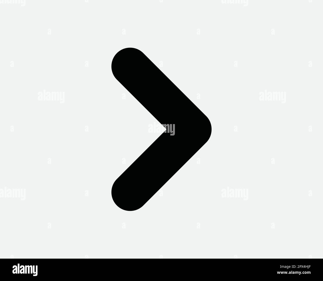 Icône flèche droite. Suivant Skip Forward point Pointer direction de ...