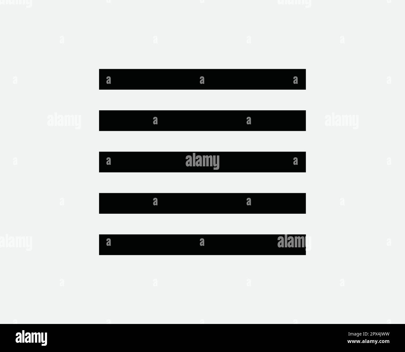 Aligner l'icône justifier. Texte justifié document texte Modifier ...