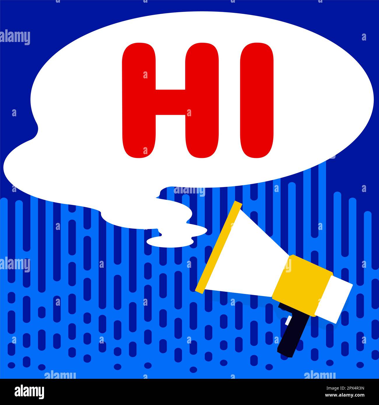 Légende conceptuelle Bonjour, approche d'affaires utilisée comme ...