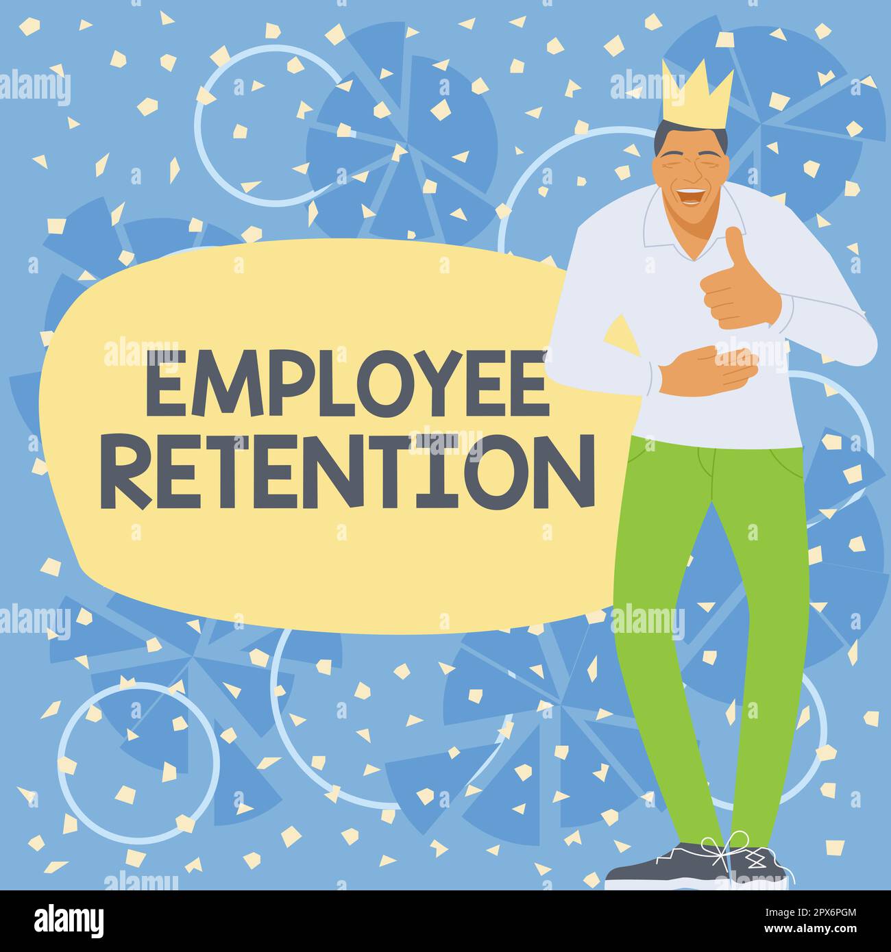 Légende conceptuelle rétention des employés, mot écrit sur la méthode ...