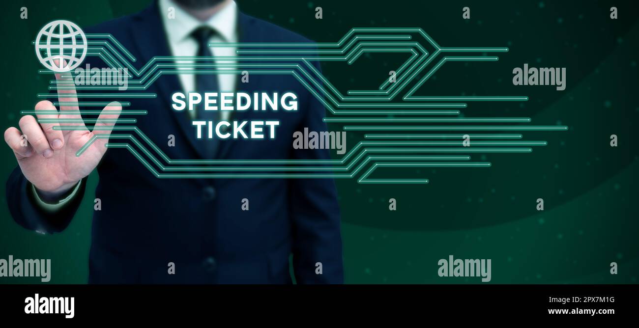 Écriture affichage de texte speed Ticket, Word pour le test ...