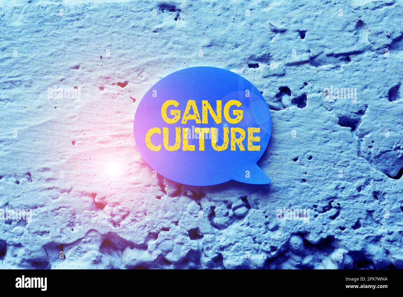 Inspiration montrant la culture des gangs de signe, vue d'ensemble de l ...