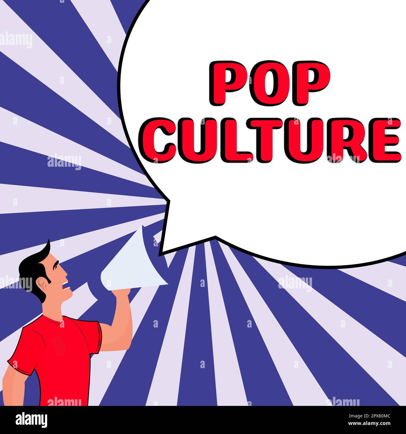 Inspiration montrant le signe Pop Culture, mot pour décrit le style de ...