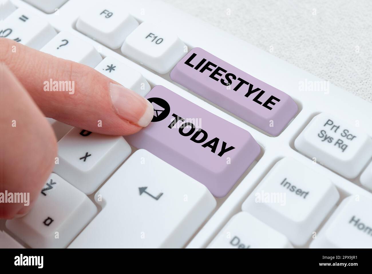 Affichage conceptuel style de vie, concept signifiant le mode de vie ...