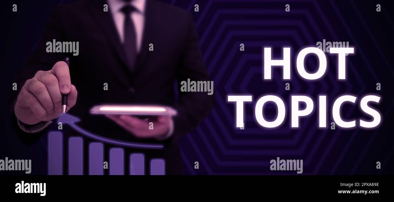 Texte d'écriture sujets chauds, sujet de concept d'Internet que beaucoup de gens sont en ...