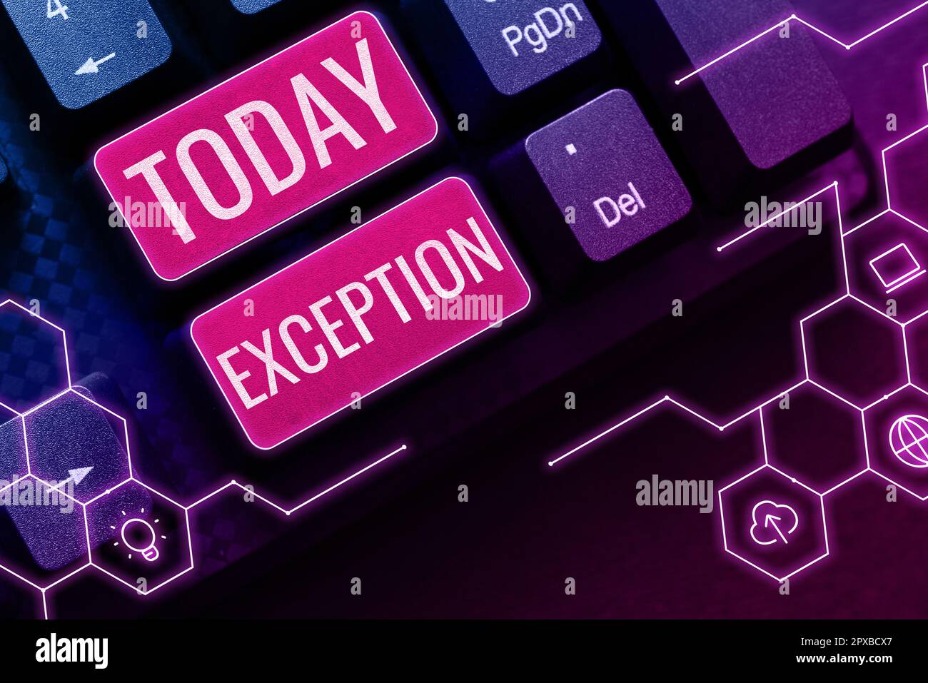 Affiche indiquant une exception, une personne ou une chose d'une idée d ...