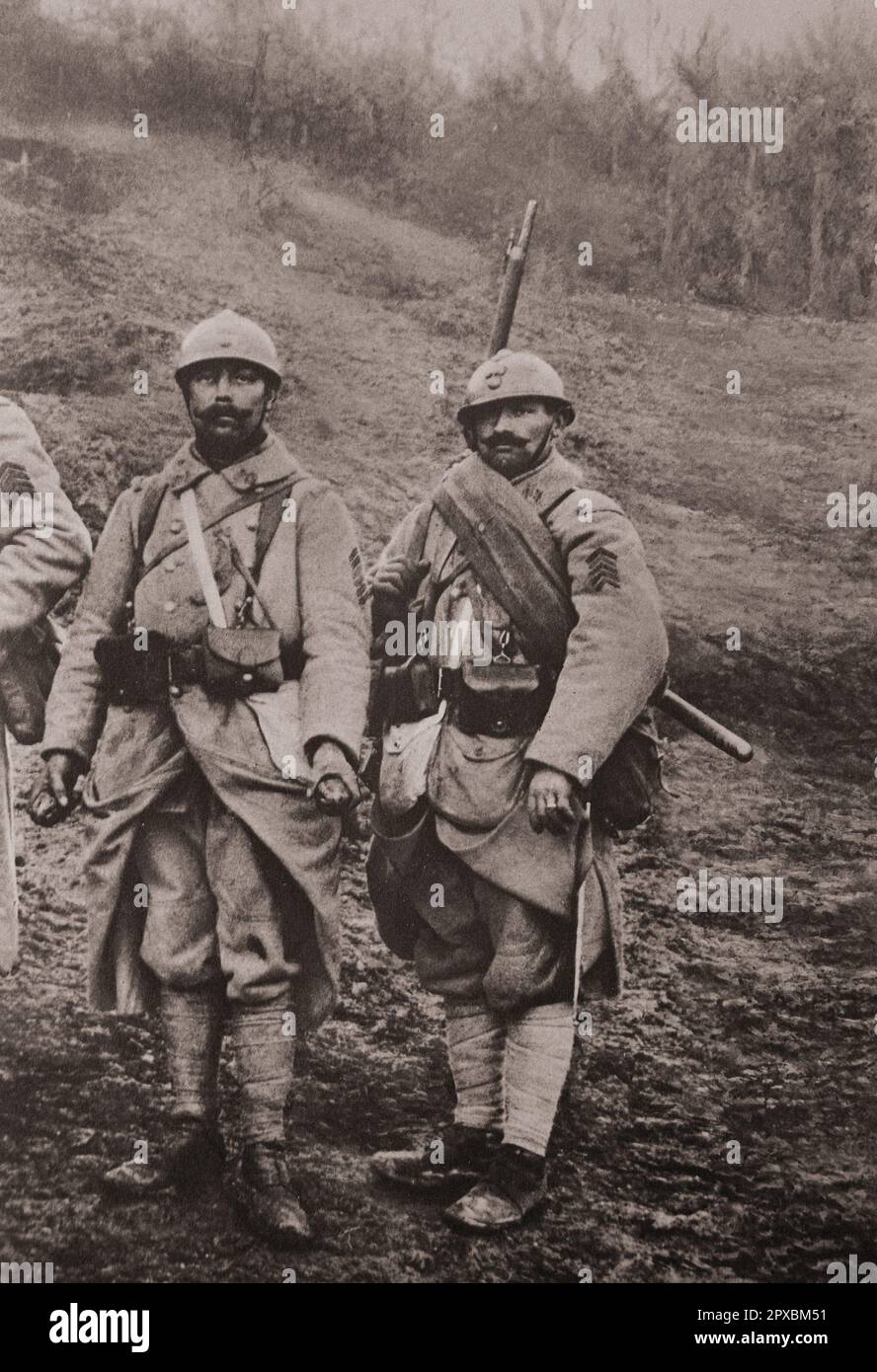 Première Guerre mondiale Armée française. 1914-1918 grenadier à main ...