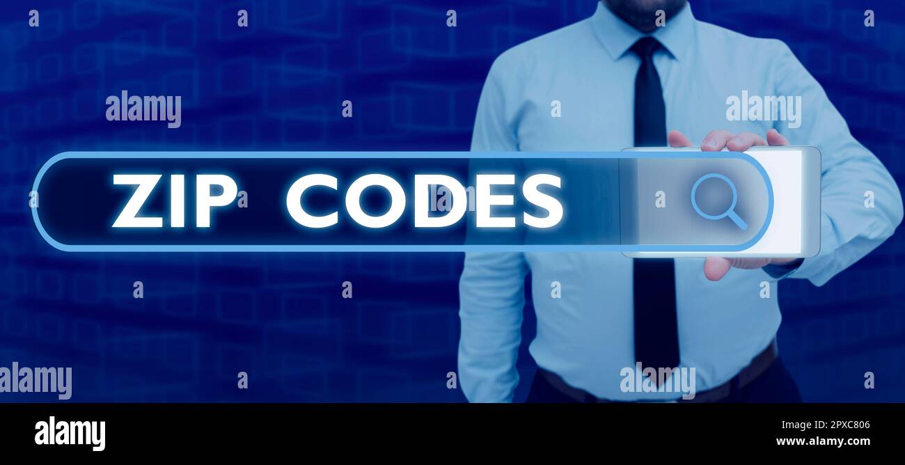 Signature manuscrite codes postaux, concept signification numéros ...