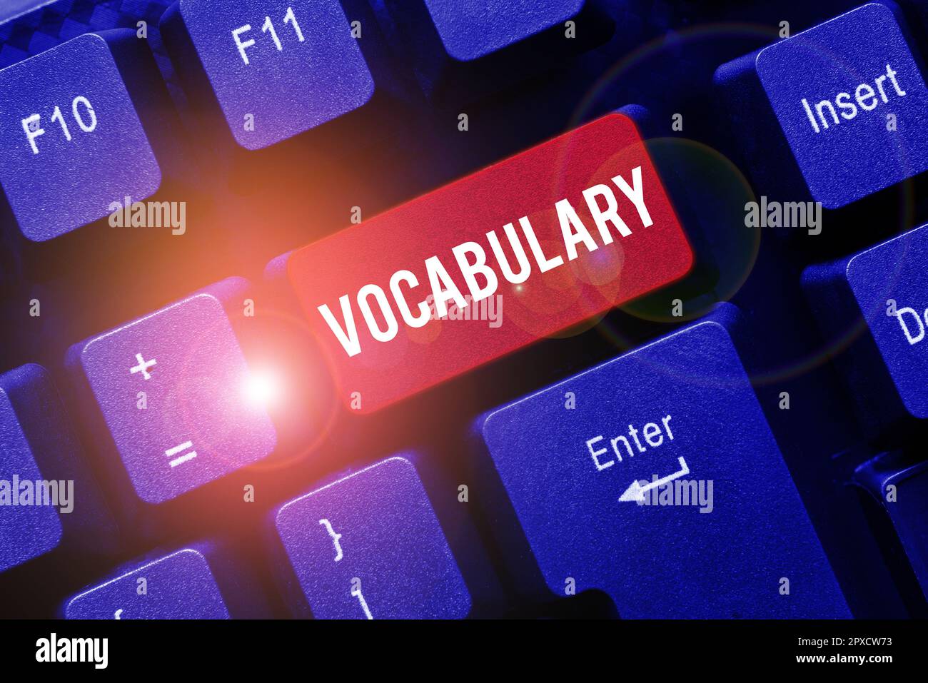 Affichage de signes Vocabulaire, Internet concept collection de mots et ...