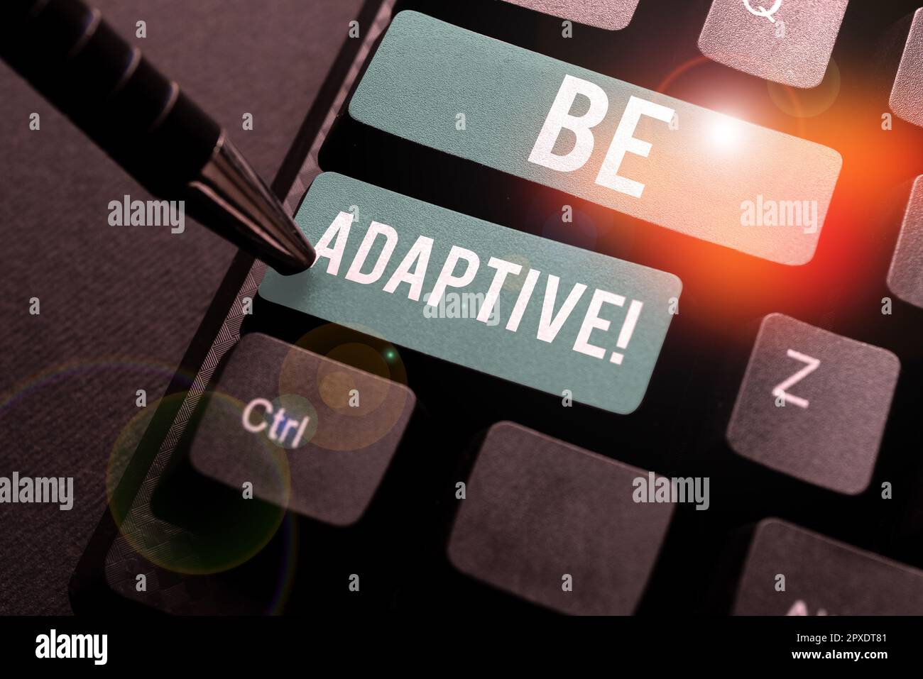 Affichage des signes soyez adaptatif, Word pour faire la différence ...