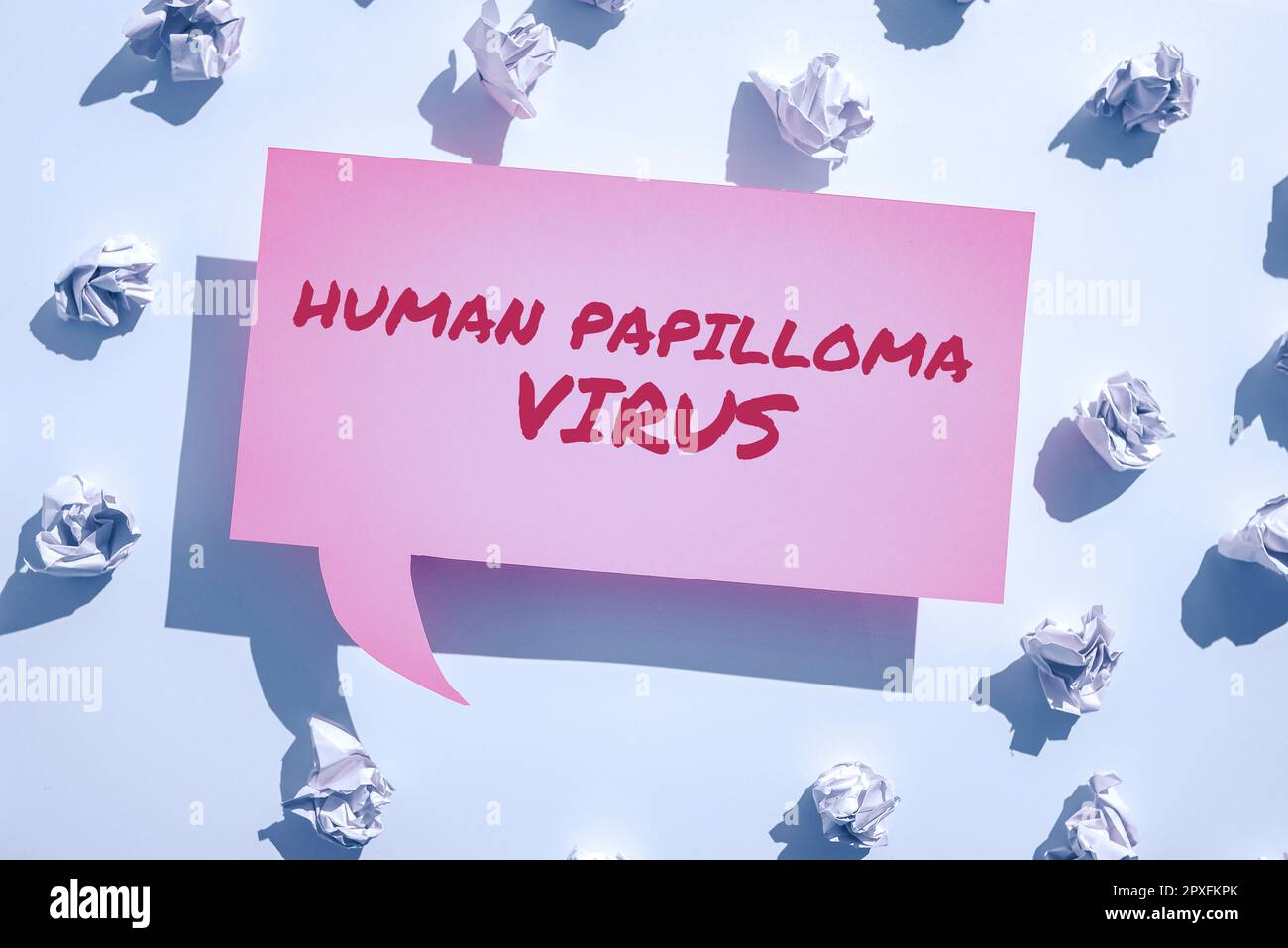 Exposition conceptuelle virus du papillome humain, photo conceptuelle ...