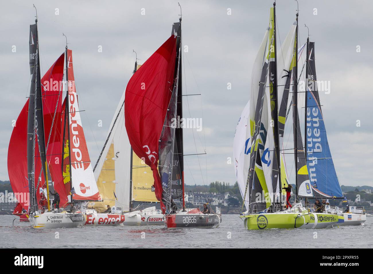 Concarneau, France. 30th avril 2023. Basile Bourgnon et Violette ...