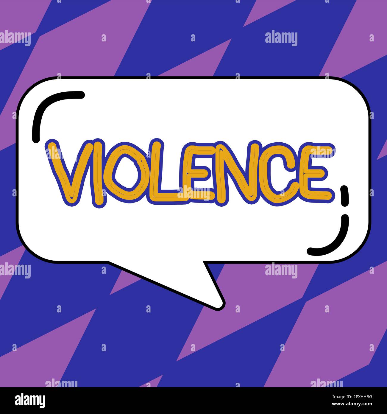 Écriture affichant la violence de texte, Business Idea l'utilisation de ...