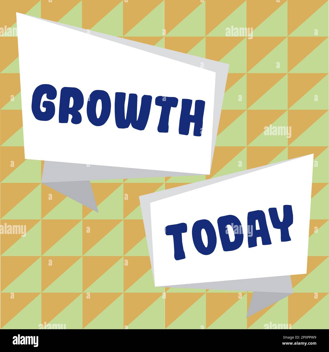 La main écrivant signe croissance, mot écrit sur le processus d ...