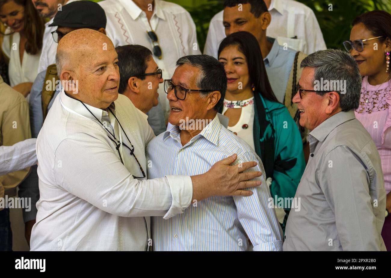 Jose Otty Patiño, chief negotiator for the Colombian government, left ...