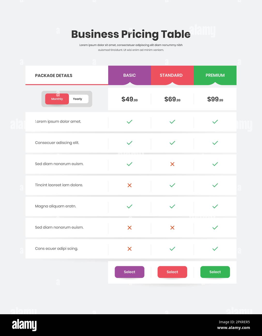 Tableau des prix propre Banque de photographies et d’images à haute ...