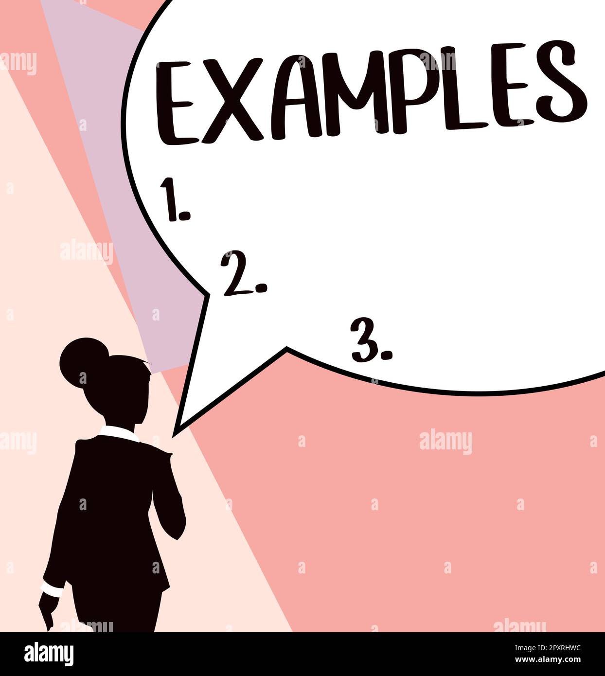Légende de texte présentant des exemples, mot écrit sur photo modèle d ...