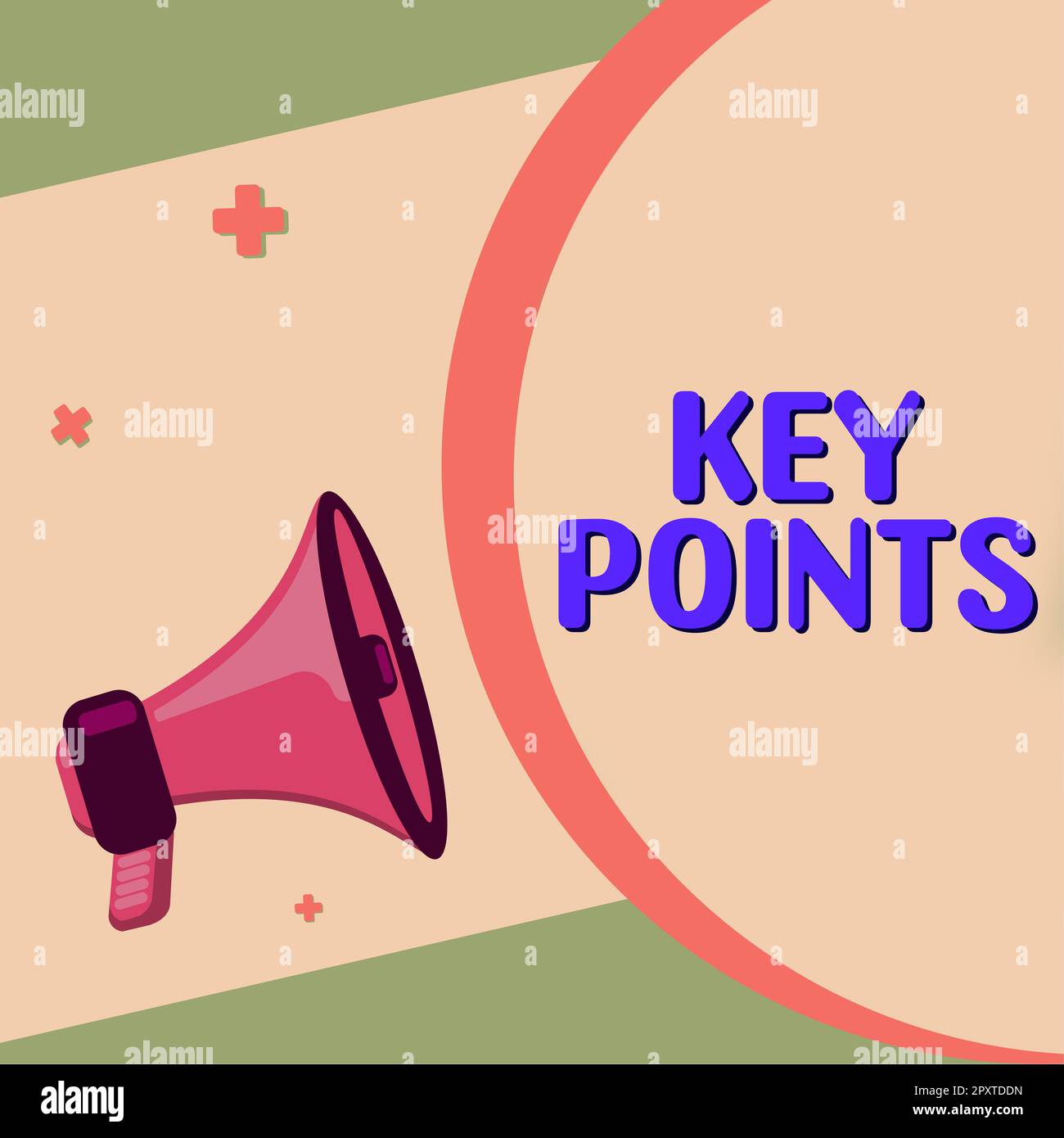 Affiche affichant les points clés, photo conceptuelle la plus ...