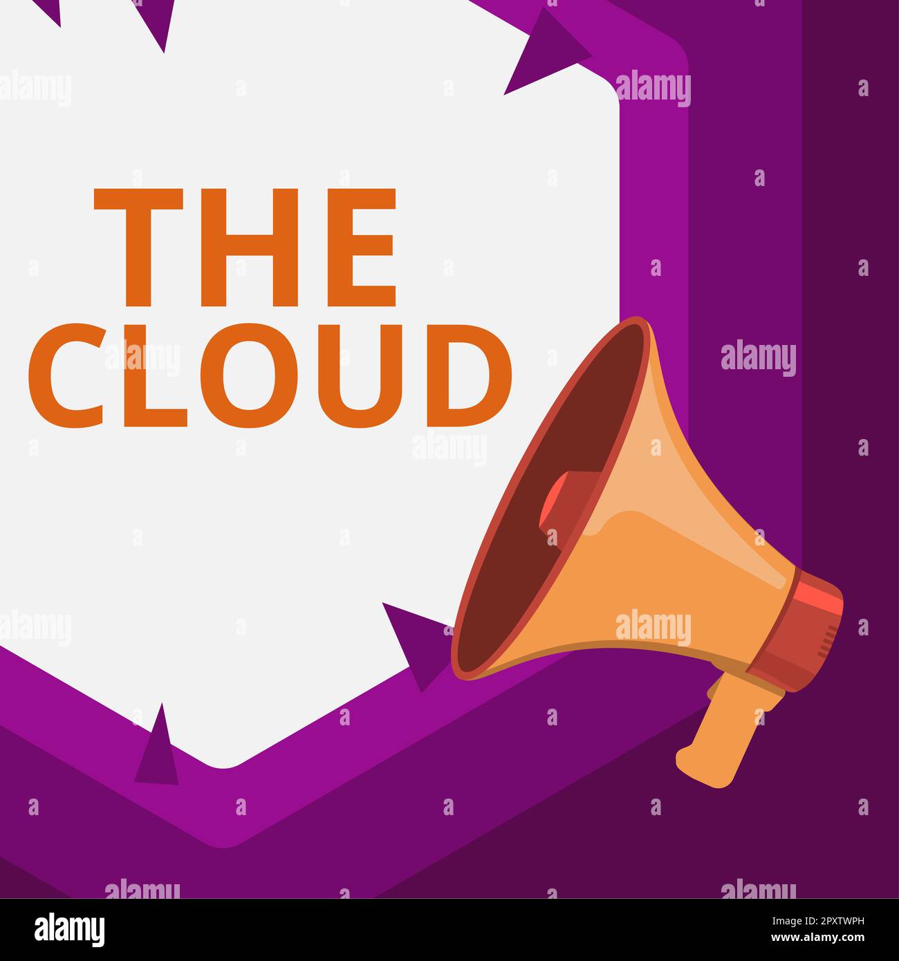 Écriture affichage de texte le nuage, concept Internet programmes ...