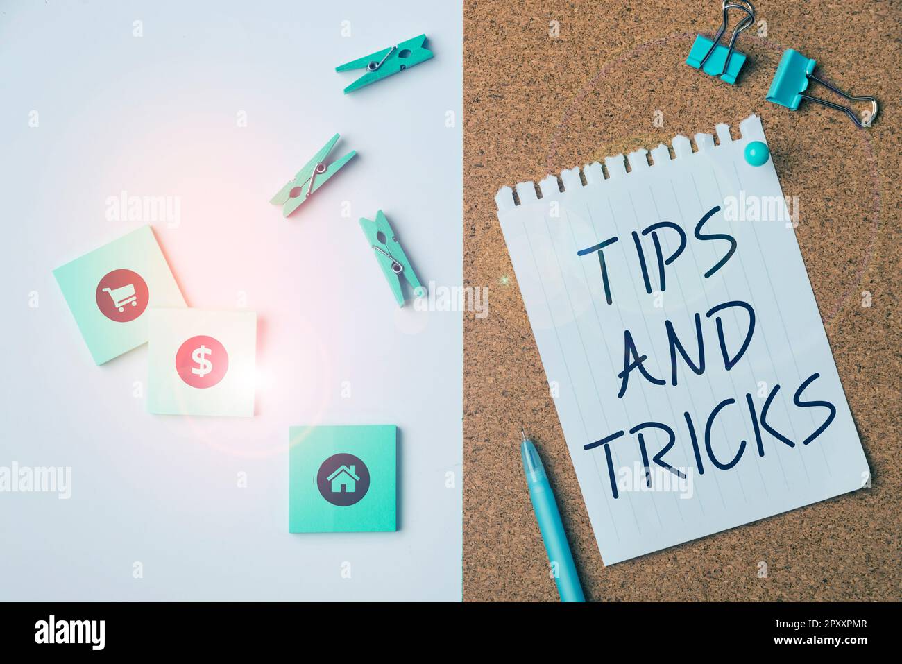 Conseils et astuces pour l'écriture de texte, concept Internet conseils ...