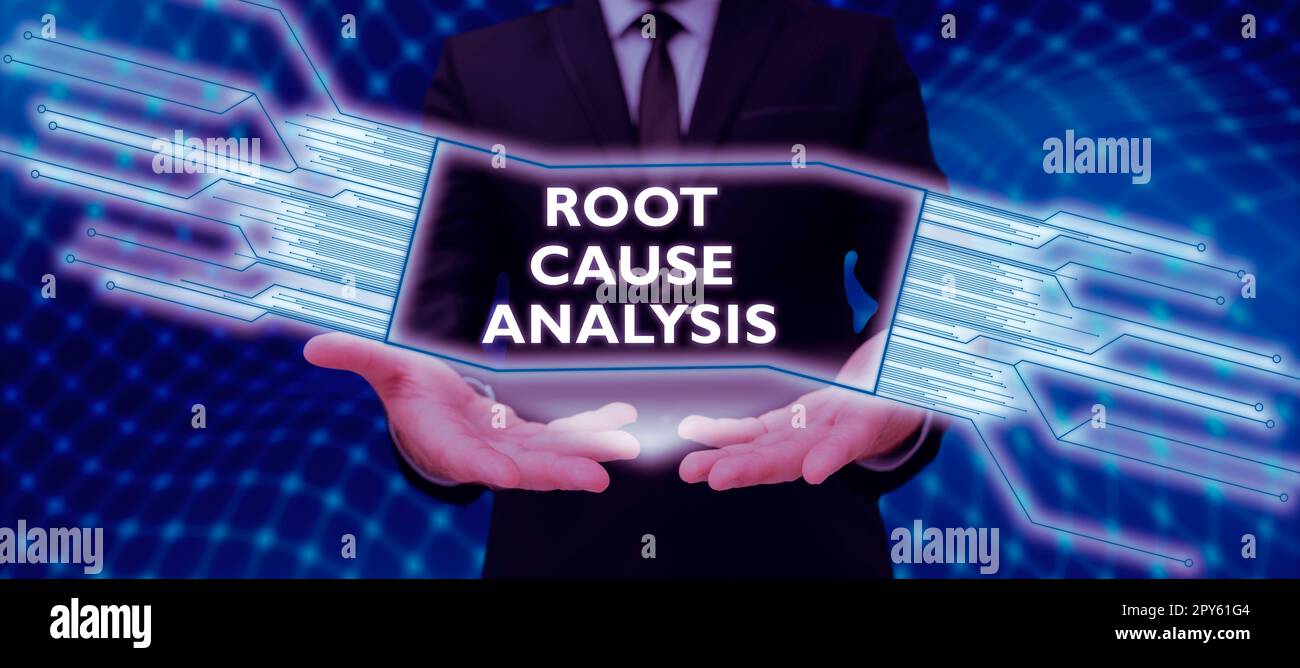 Légende présentant l'analyse des causes premières. Concept métier ...