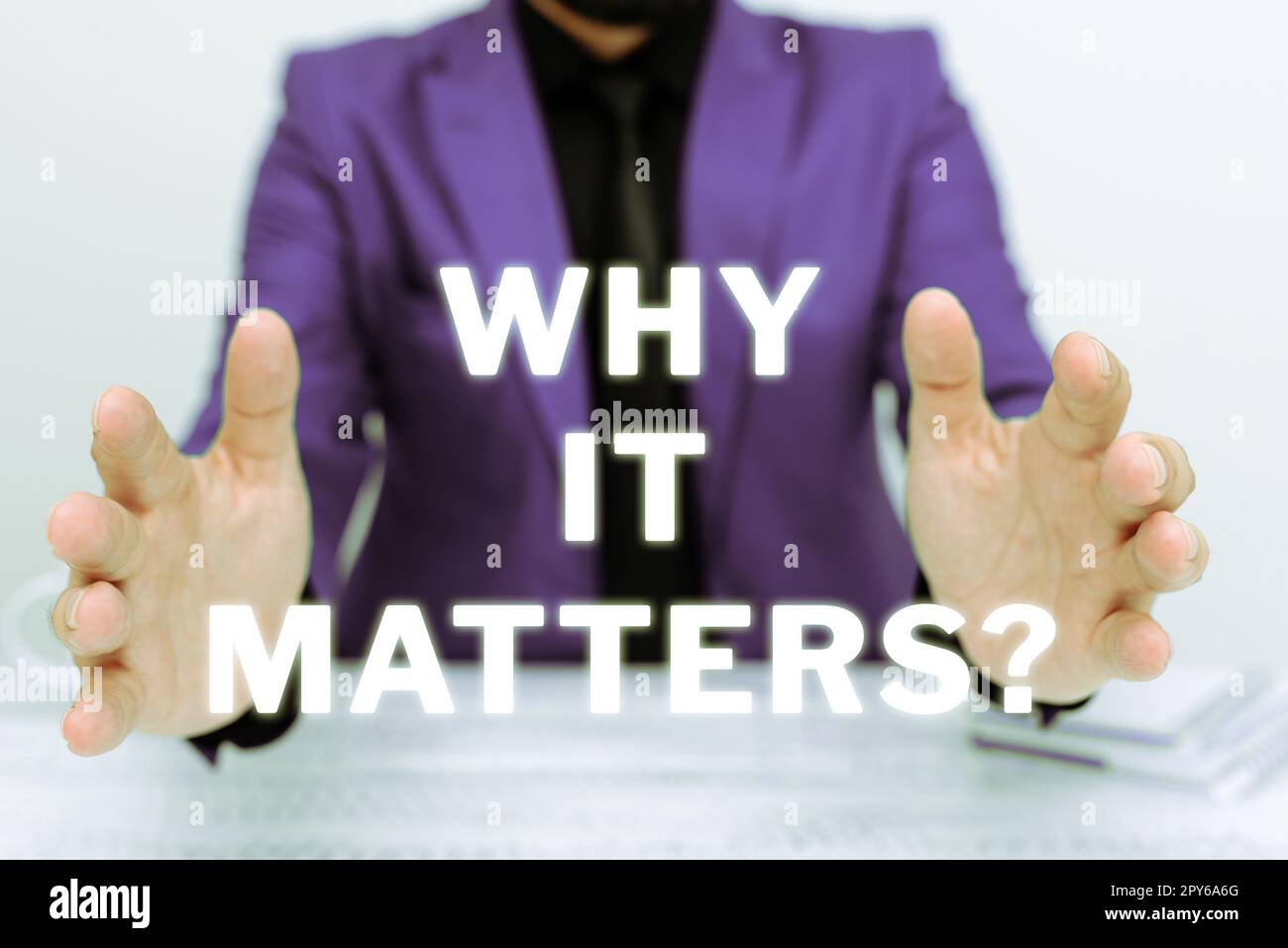 Affiche Pourquoi est-ce important, Business montre les raisons ...