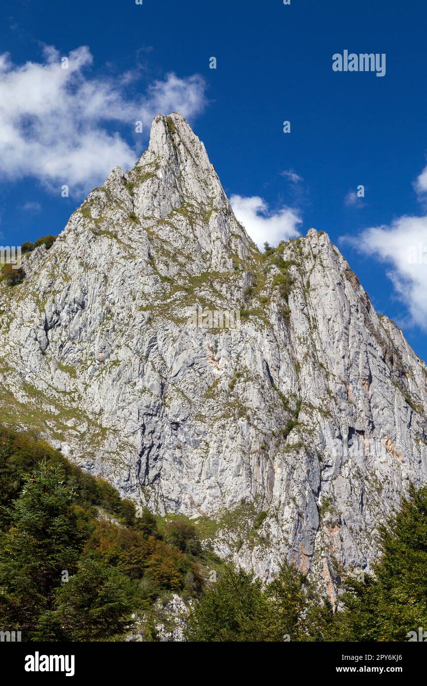 Photo de la Breque. Le plateau de Sanchese et les organes de Camplong ...