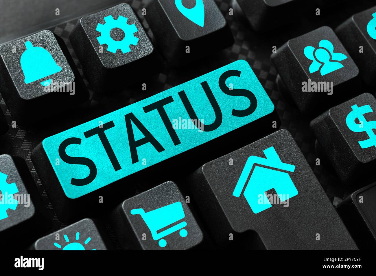 Status sign Banque de photographies et d’images à haute résolution - Alamy