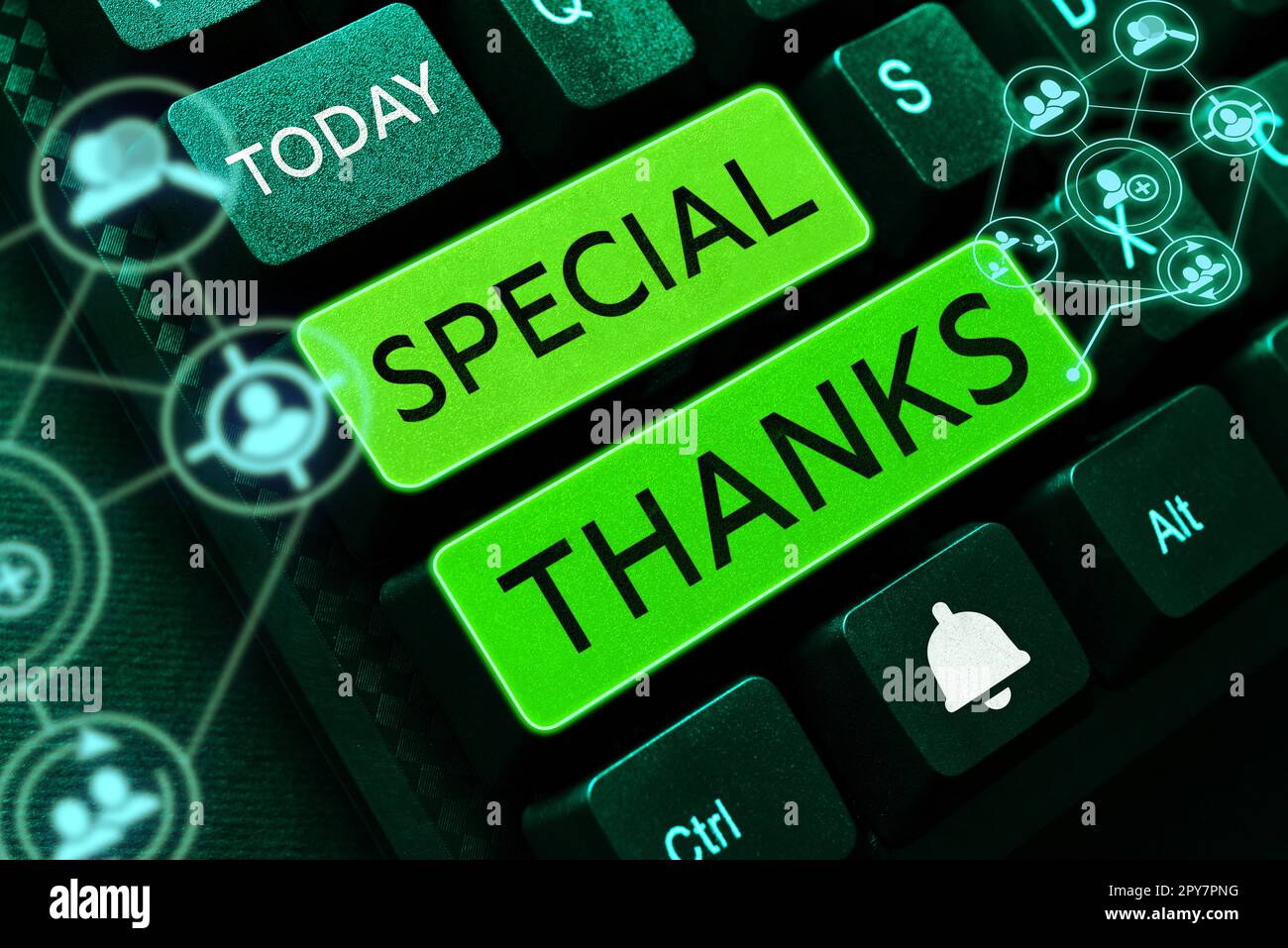 Signature manuscrite Merci spéciaux, Mot pour l'expression de l ...