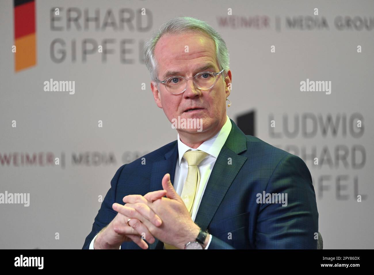 Gmund, Allemagne. 03rd mai 2023. dr Henrik Ahlers, PDG d'EY Allemagne ...