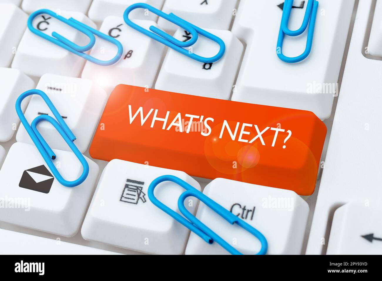 Affiche textuelle indiquant les prochaines étapes. Concept ...