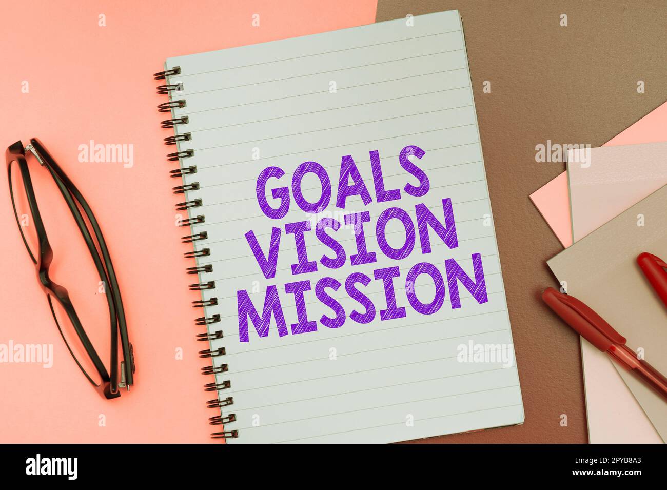 Légende conceptuelle objectifs Vision Mission. Présentation commerciale ...