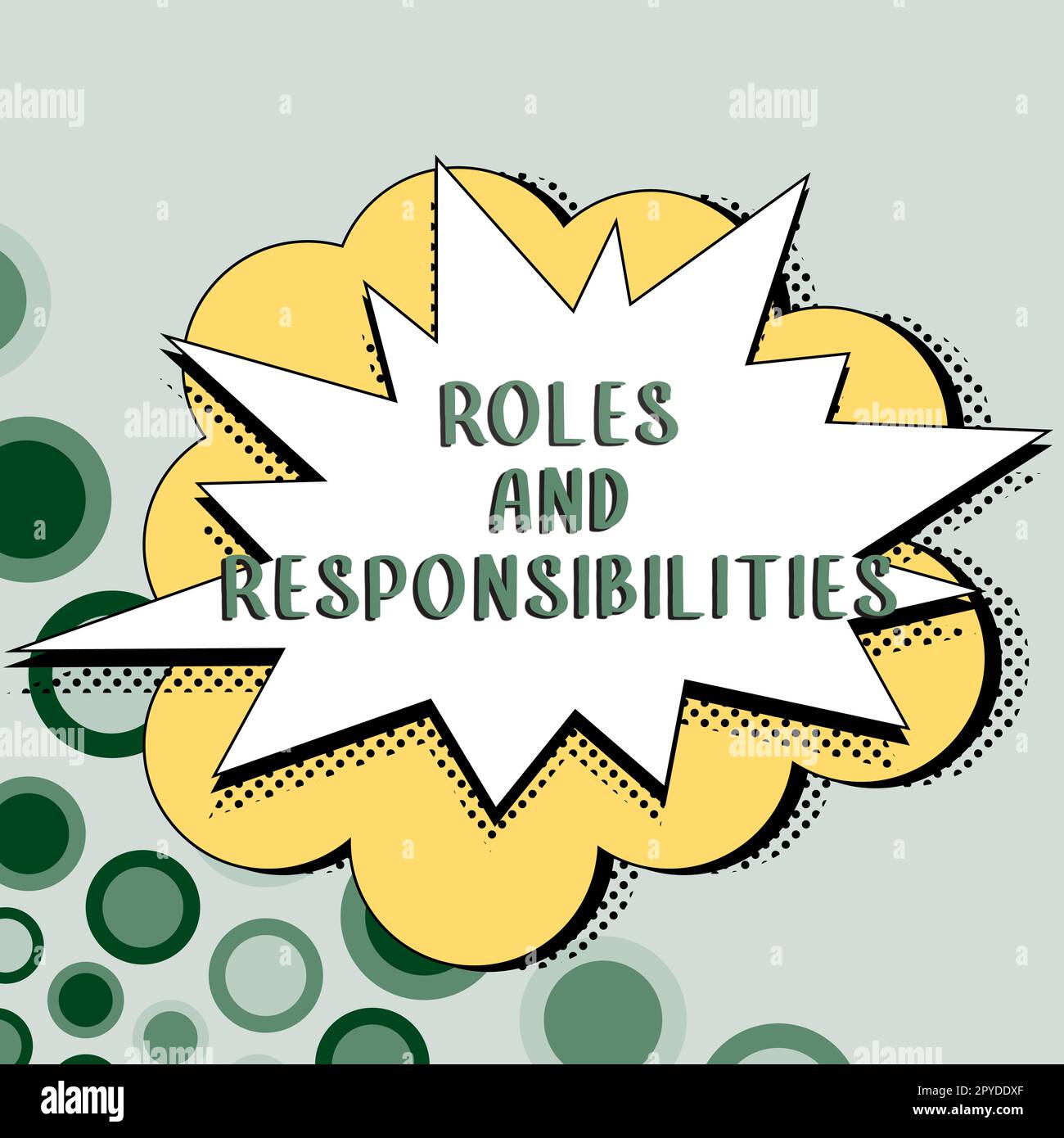 Légende de texte présentant les rôles et responsabilités. Aperçu de l ...