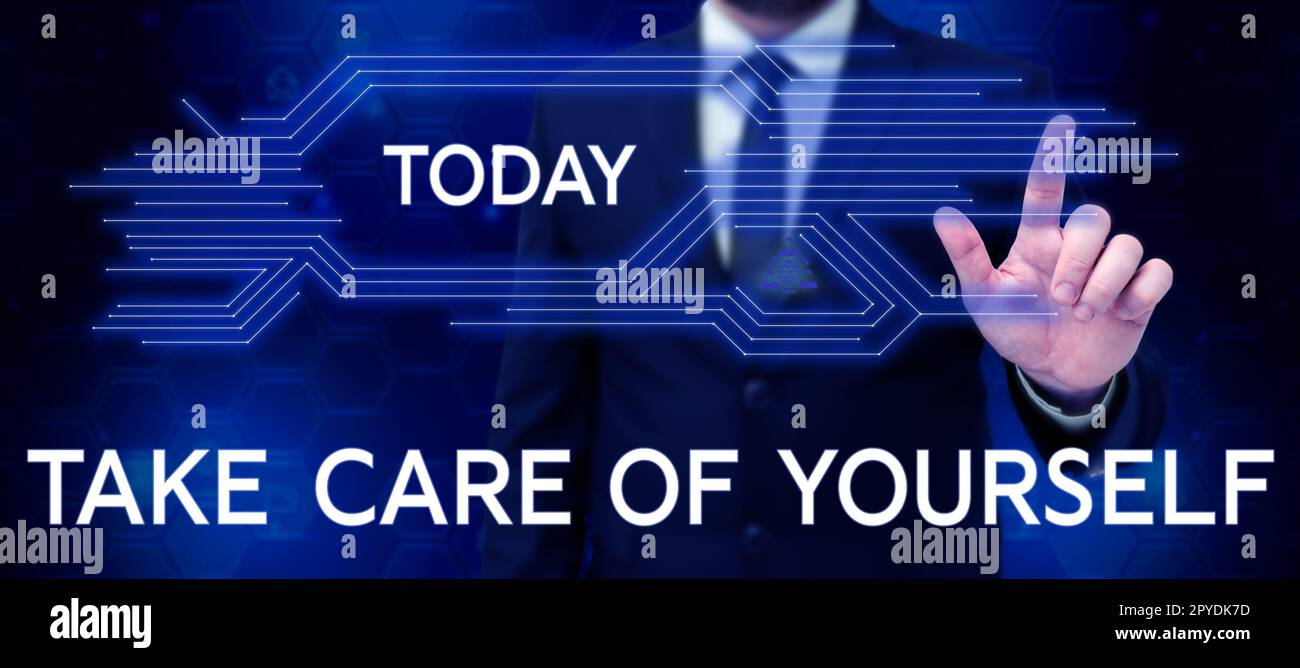 L'écriture manuscrite prend soin de vous. Mot pour une façon polie de ...