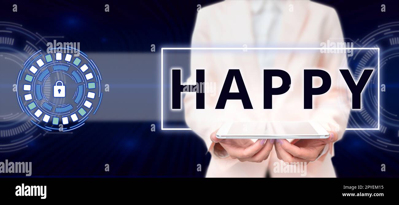 Feeling happy concept Banque de photographies et d’images à haute ...