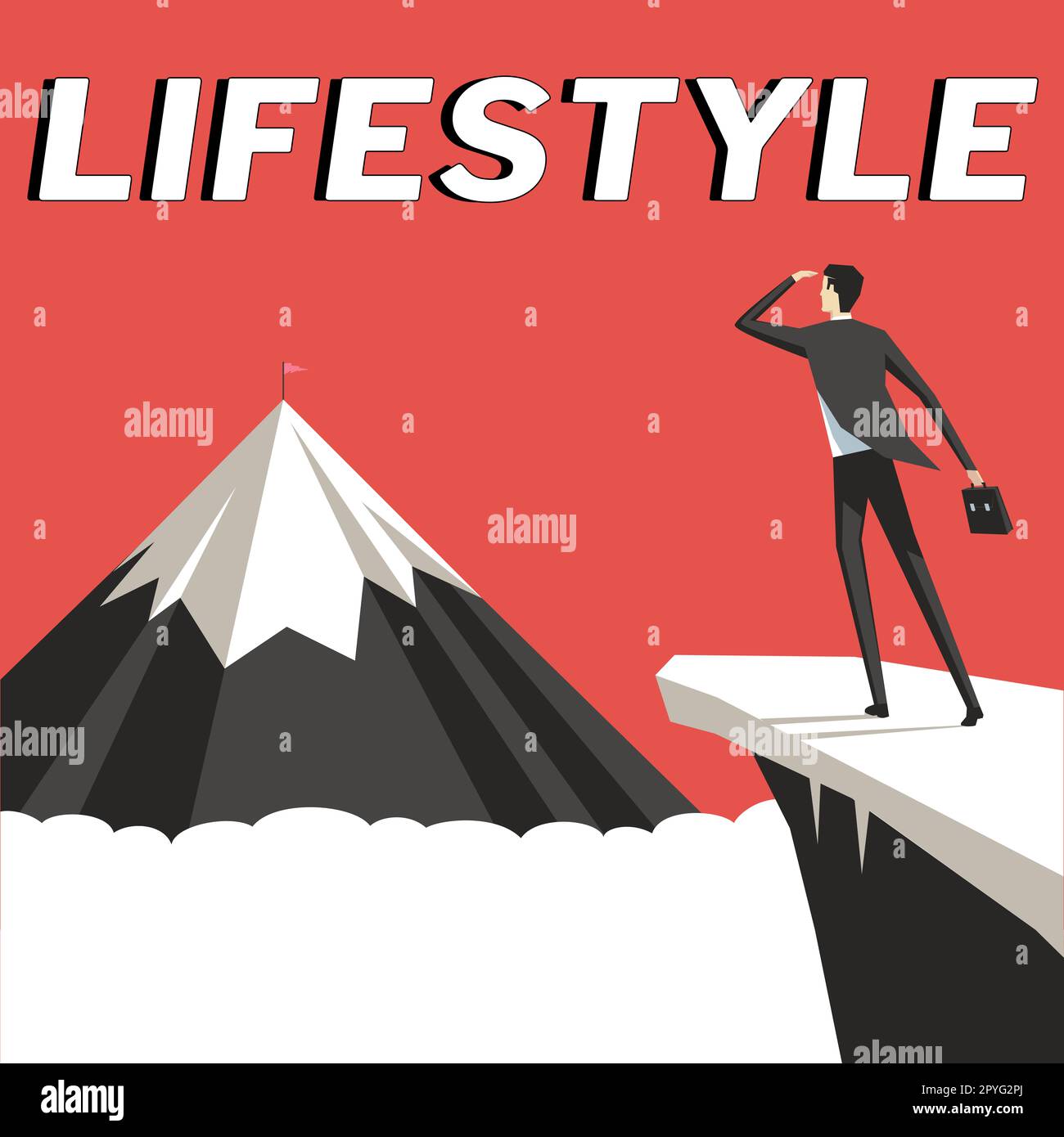 Écriture affichant le texte style de vie. Concept désigne le mode de ...