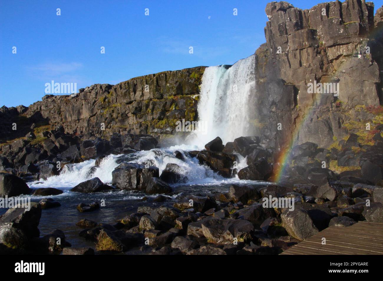 Oxararfoss oxararfoss islande Banque de photographies et d’images à ...