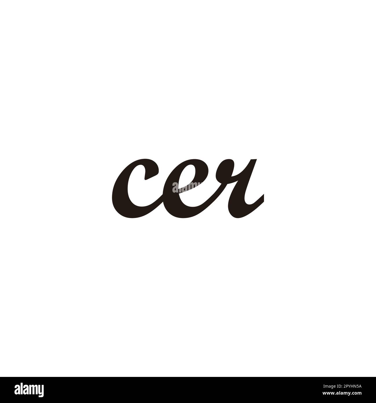 Logo cercle cer Banque de photographies et d’images à haute résolution ...