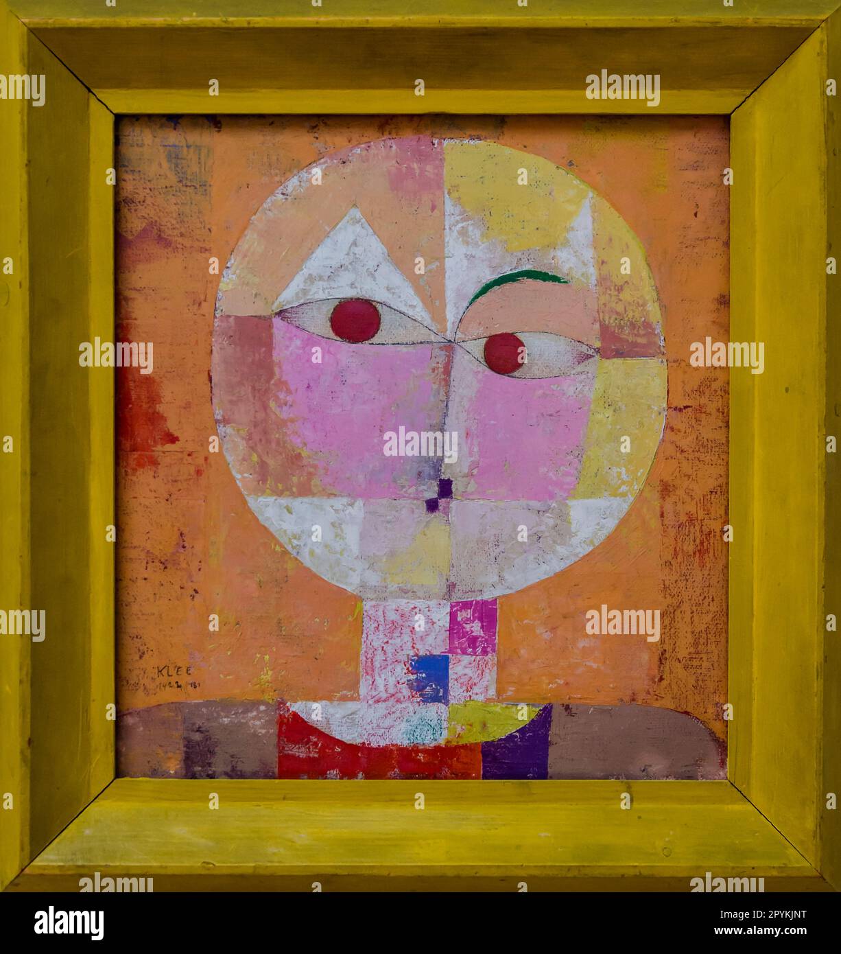 Senecio ou chef d'un homme en train de se rendre, un tableau cubiste de ...