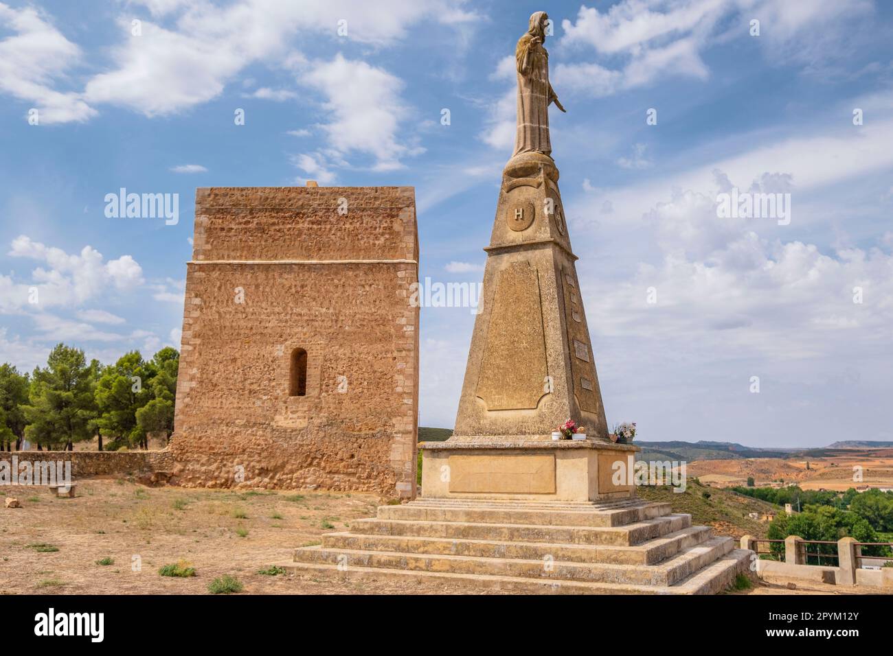 Castillos de castilla y leon en ruinas Banque de photographies et d ...