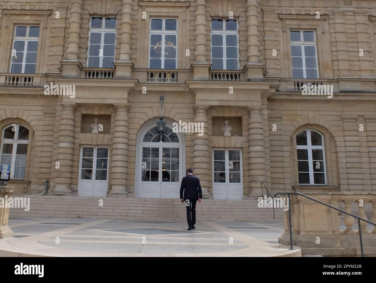 Paris, France. 03rd mai 2023. Vue extérieure du Palais du Luxembourg ...