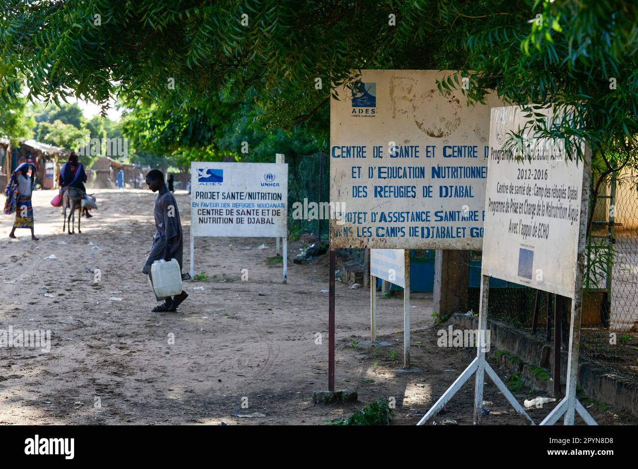 TCHAD, Goz Beida, camp de réfugiés Djabal pour les réfugiés du Darfour ...