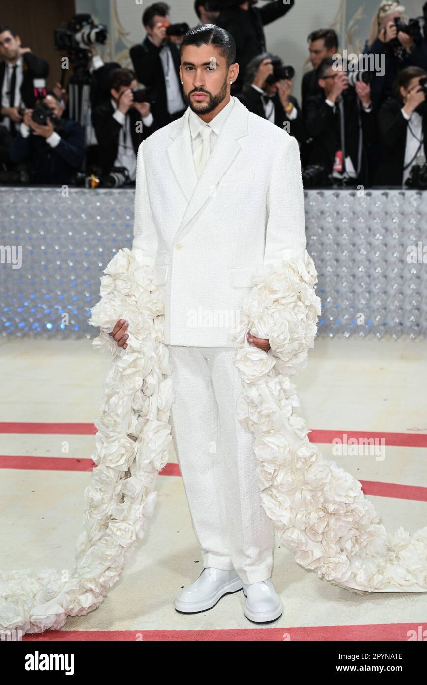 New York, États-Unis. 1 mai 2023. Bad Bunny arrivée au met Gala 2023 ...