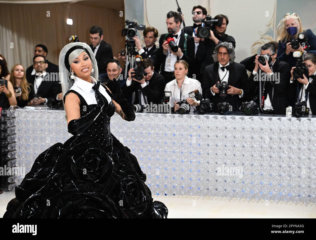 New York, États-Unis. 1 mai 2023. Cardi B arrivée au met Gala 2023, le Metropolitan Museum of ...