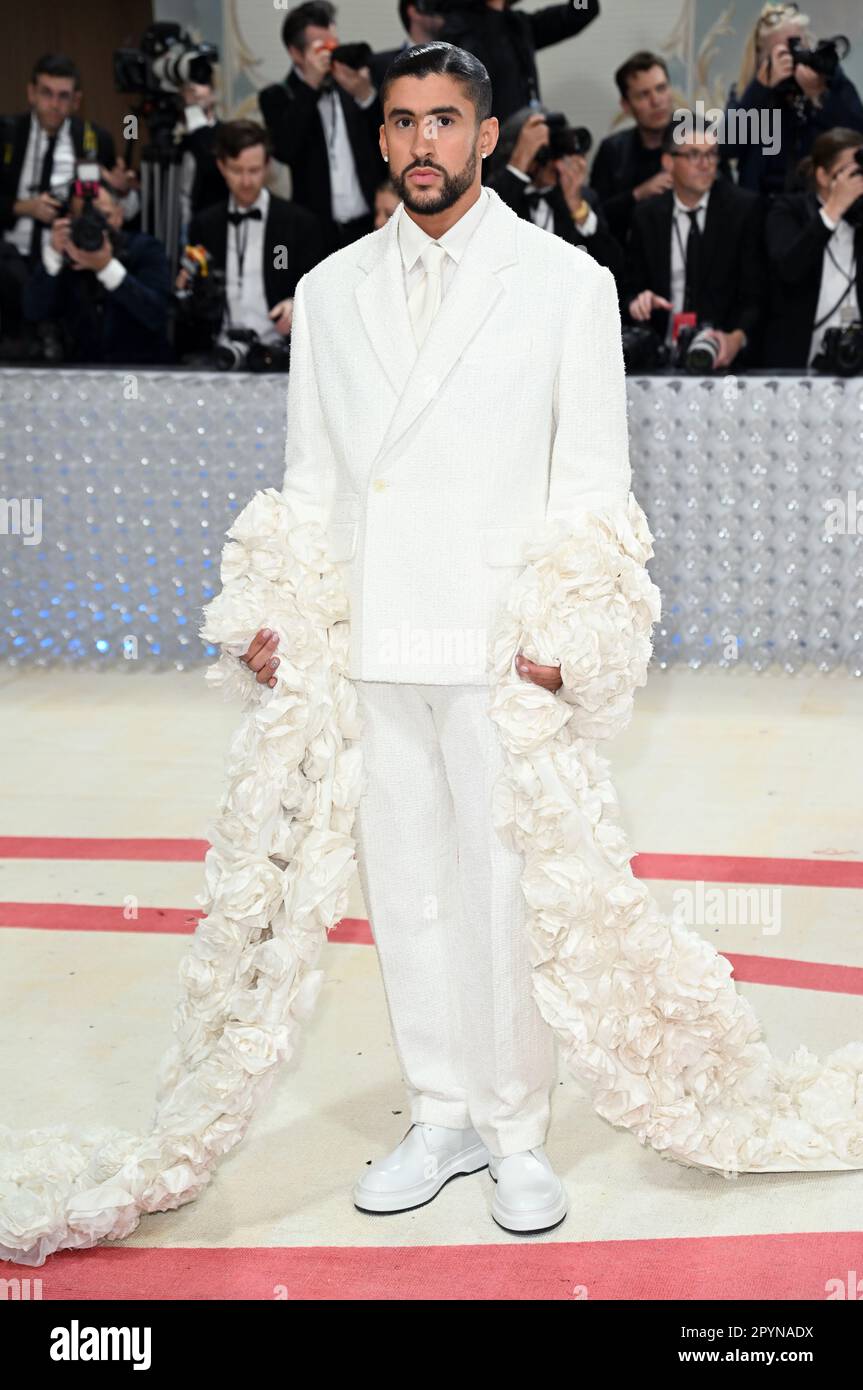New York, États-Unis. 1 mai 2023. Bad Bunny arrivée au met Gala 2023 ...
