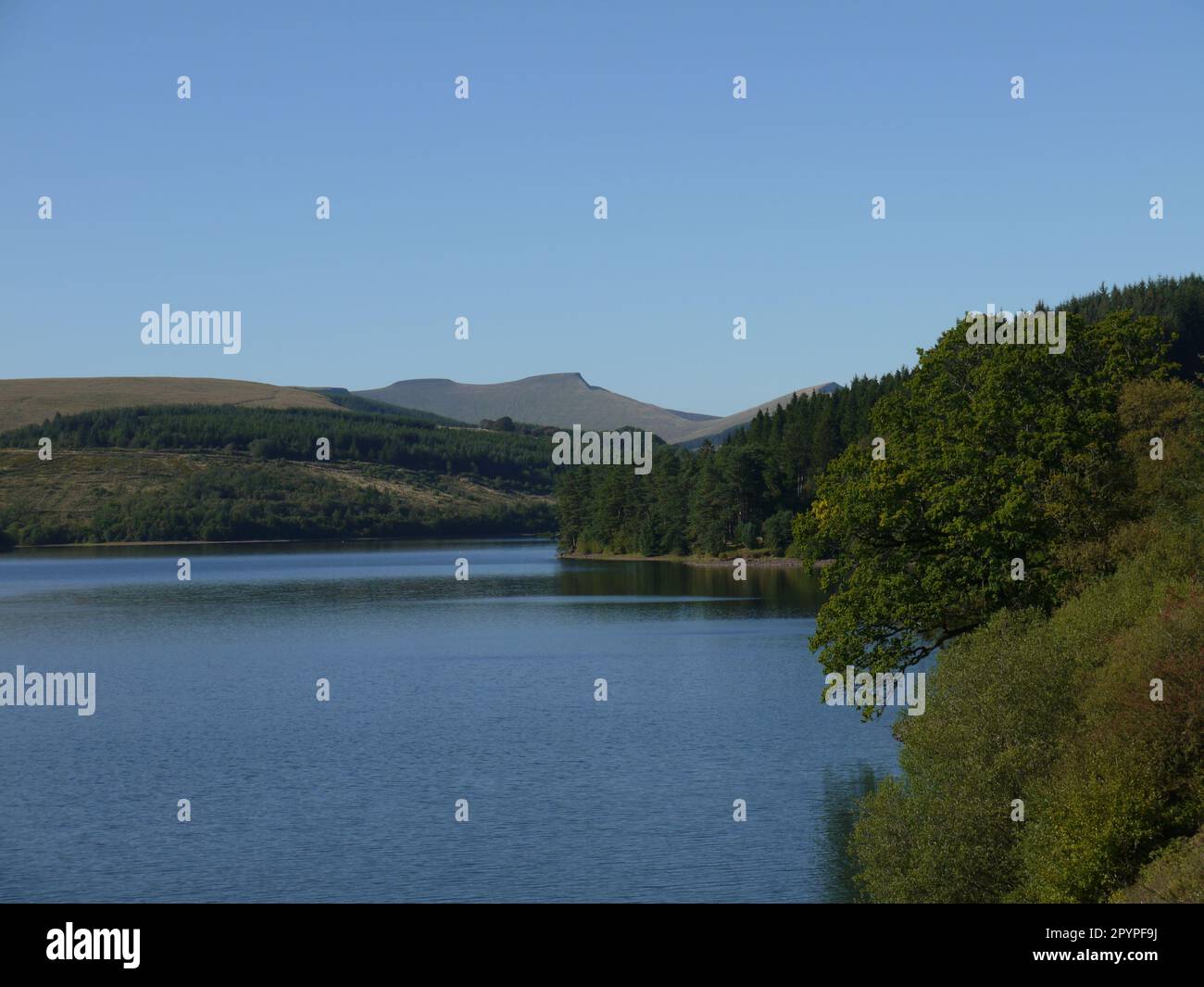 Réservoir de Fechan TAF ou réservoir de Pontsticill (Cronfa Pontsticill ...