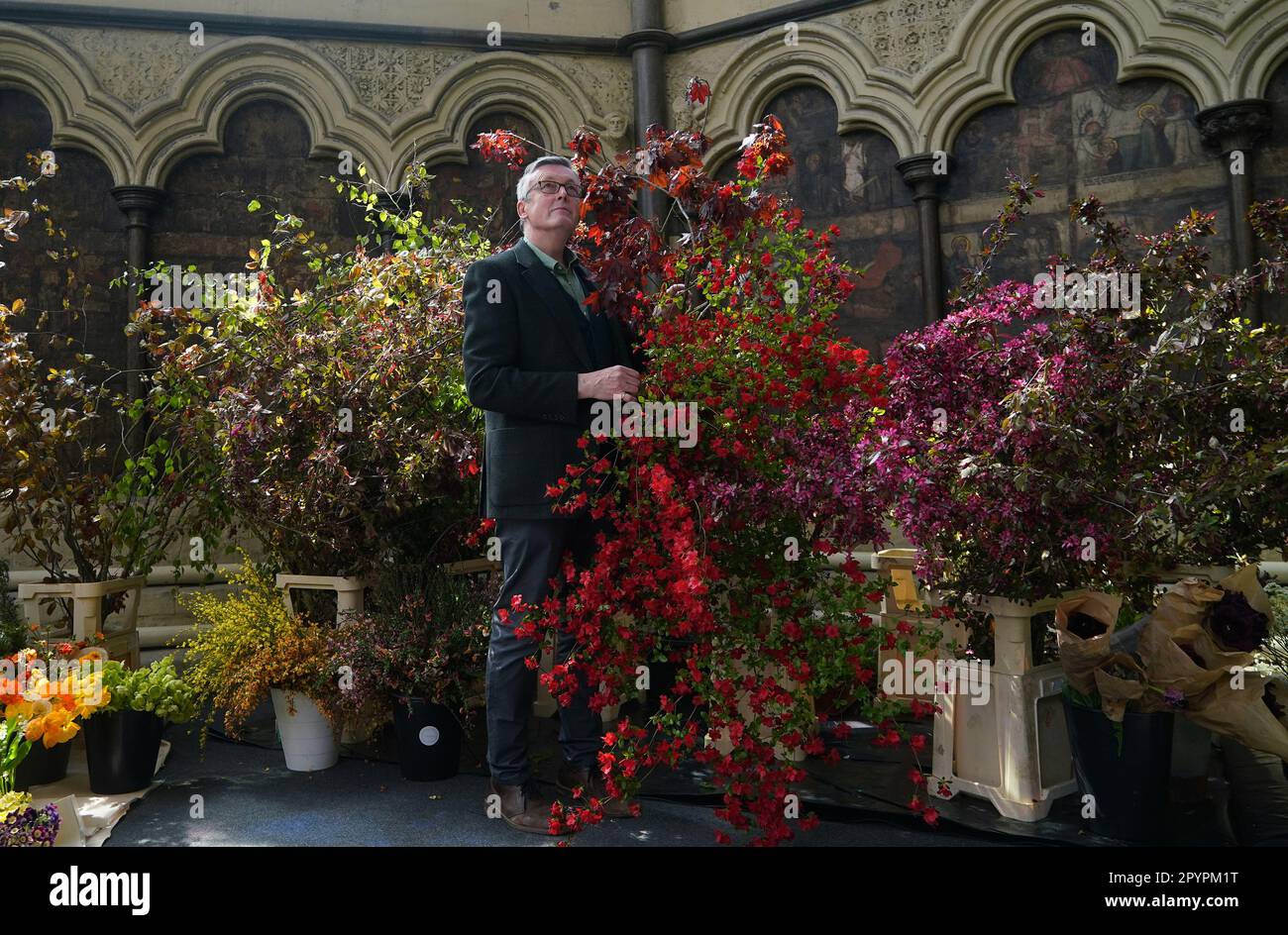 Le fleuriste Shane Connolly, qui organisera les fleurs dans l'abbaye de ...